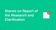clarification on the report of the research issued by korea