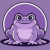 Purple Frog PF logo