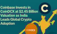 Coinbase Invests in CoinDCX at $2.45 Billion Valuation as India Leads Global Crypto Adoption