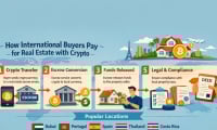 How International Buyers Pay for Real Estate with Crypto