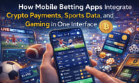 How Mobile Betting Apps Integrate Crypto Payments, Sports Data, and Gaming in One Interface