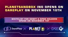 Planet Sandbox Eyes Initial NFT Offering (INO) on DarePlay and Babylons