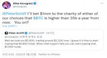 갤럭시 디지털 CEO "비트코인 1년 후 35,000달러 이상 거래될 것"...100만달러 베팅