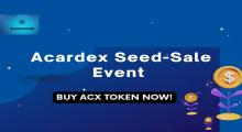 Cardano Merkezli Acardex, ACX Satış Turunu Başlattı!