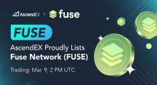 取引所AscendEX、FUSEトークンの取扱い開始
