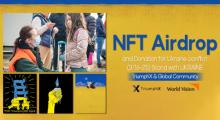 트라이엄프엑스, 우크라이나 평화 기원 위한 NFT 기부 이벤트 진행