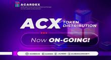 Cardano: Acardex inicia distribuição de token ACX para participantes da venda