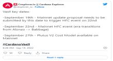 Cardano Vasil yükseltmesine sayılı günler kaldı! Yükseltme öncesinde bu tarihler çok kritik…