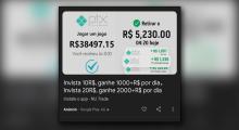 Anuncio suspeito do App “Nu Trade” promete multiplicar dinheiro e criptomoedas