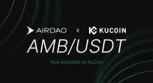 KuCoin Lists AirDAO’s AMB Token With a USDT Pair