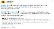 Panik Büyüyor! Binance CEO’su: Bu Altcoin’leri Çekebilirsiniz!