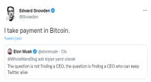 Elon Musk’ın Twitter CEO’luğuna Sürpriz Aday: “Maaşımı Bitcoin ile Alırım