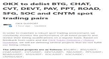 Dev Borsa, 10 Altcoin Delist Ediyor! İşte Liste