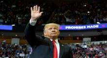 Trump zur Kundgebung am Ort der tödlichen regierungsfeindlichen Belagerung in Texas