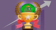 Memecoin PEPE salta 200% e atinge recorde, mas é melhor ter cautela