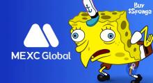 SPONGE é listado na MEXC, 6ª CEX com a memecoin no catálogo