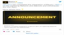 Binance, BTC Lightning Network entegrasyonunu tamamladı: Lightning, BTC işlemlerini nasıl etkileyecek?