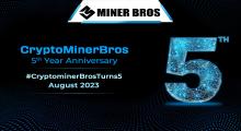 CryptoMinerBros feiert 5 Jahre Aufbau der Zukunft im Kryptobereich Mining Gemeinschaft