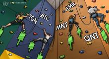 A estabilidade de preços do Bitcoin cria configurações lucrativas para TON, XMR, MNT e QNT