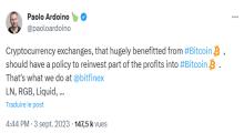Bitfinex et Tether misent gros sur Bitcoin (BTC) et ses technologies