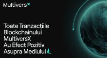 Sutele de milioane de tranzacții realizate prin blockchainul MultiversX au efect pozitiv asupra mediului