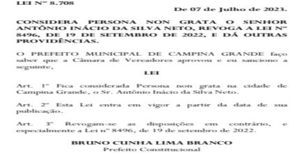 Braiscompany: Antônio Neto Ais vira “persona non grata” em Campina Grande