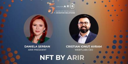 ARIR lansează o colecție de NFT-uri pentru a sărbători 5 ani de activitate