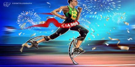 ビットコインは一時44000ドルを突破|3万ドルへの下落は「わずか」=トレーダー