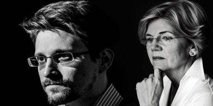 Snowden kritisiert Elizabeth Warren als “pro-Banker” und behauptet, dass sie sich im Krypto-Konflikt dem JPMorgan-Chef gegenüber beugt.