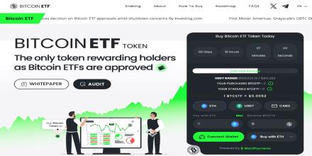 Bitcoin ETF Token combina staking, tendências do mercado e mecanismo deflacionário