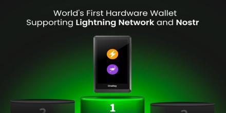 OneKey revela o futuro e lança a primeira carteira de hardware do mundo com Lightning Network e Nostr