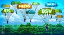 Top 5 Criptomoedas em valorização na semana (Jan 26): HEDG, DASH, BSV, ETC, XTZ