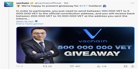 Dikkat: Twitter Hesabı Hacklenen Altcoin İçin Sahte Airdrop Paylaşımı Yapılıyor!