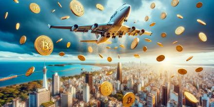 Chuva de BTC: Avião distribui Bitcoin de graça na costa da Argentina
