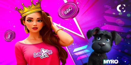 Barbie Girl (BBG) y Myro (MYRO) entran en Memeverse: The Memecoins con aumentos de 4000x
