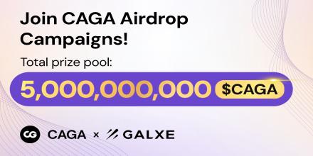 CAGA Crypto hält drei laufende Airdrop-Kampagnen mit großzügigen Belohnungen offen