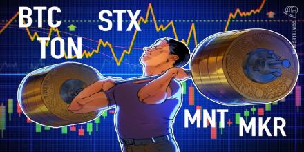 Bitcoin se acerca a los USD 70,000, marcando el camino para que TON, STX, MNT y MKR lo sigan