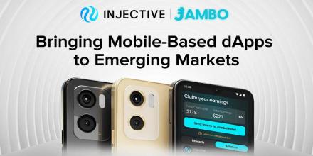 コスモス基盤のInjective、Web3スマホ「JamboPhone」でDeFi機能提供
