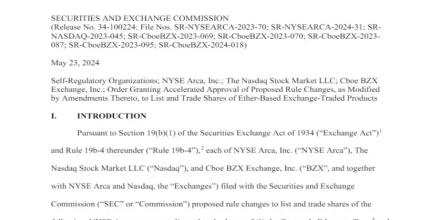 SEC, 8 Ethereum ETF Başvurusuna Onay Verdi: Şimdi Sırada Ne Var?