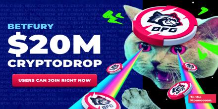 BetFury Announces $20M Cryptodrop Event To Grow Its Community