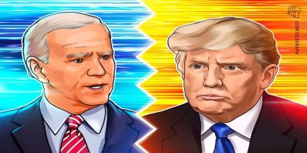 Eleitores participam do debate presidencial nos EUA – Trump ou Biden mencionarão criptomoedas?