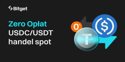 Bitget wprowadza zerowe opłaty transakcyjne w handlu spot dla pary USDC/USDT