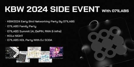 071Labs, KBW 2024(코리아블록체인위크 2024) 기간 내 다양한 파티 개최