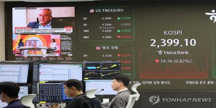 코스피 2,400선 공방 격화 “더 내리기 어렵지만 오르기도 힘드네”