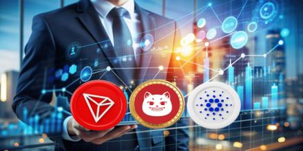TRX i ADA stoją w miejscu. Tymczasem nowy token poniżej 1 centa trafia na radar wielorybów, dzięki szansie na wzrost o 7000%