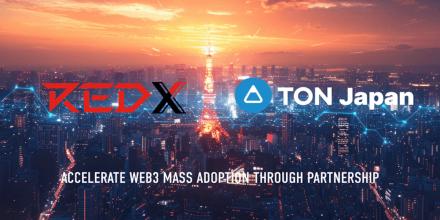 TON Japan、新時代エンタメプラットフォーム「REDX」とパートナーシップを締結