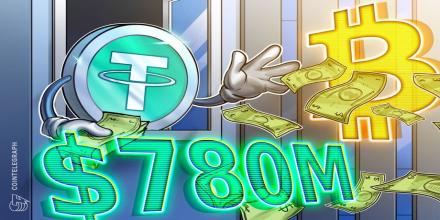 Tether transfere US$ 780 milhões em Bitcoin para reserva — seu maior movimento em 9 meses