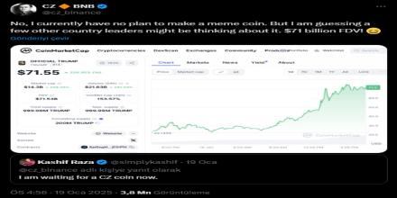 Binance Kurucusu, TRUMP ve Meme Coinler Hakkında Yorum Yaptı!