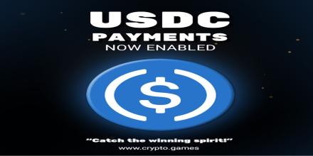 Moneda USDC acum disponibilă pe CryptoGames