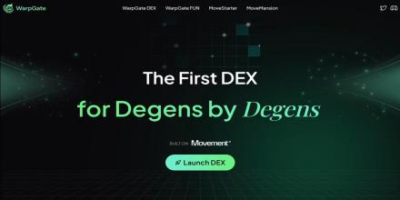 무브먼트(MOVE) 생태계 DEX 워프게이트, 대규모 UI 업그레이드 “MOVE 메인넷 출시 준비 완료”